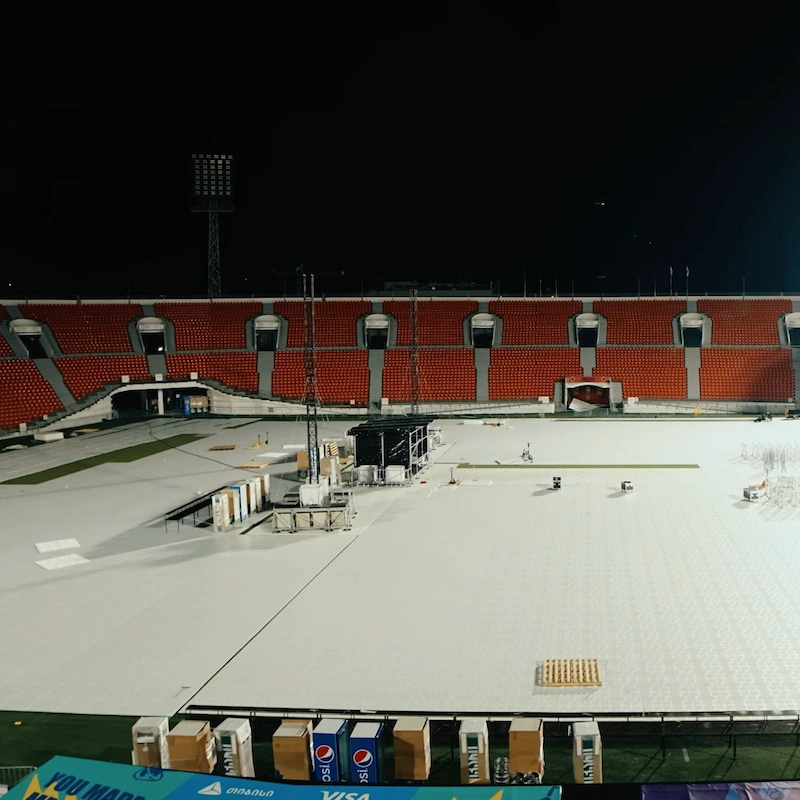 Turf Protection Installation | Terraplas