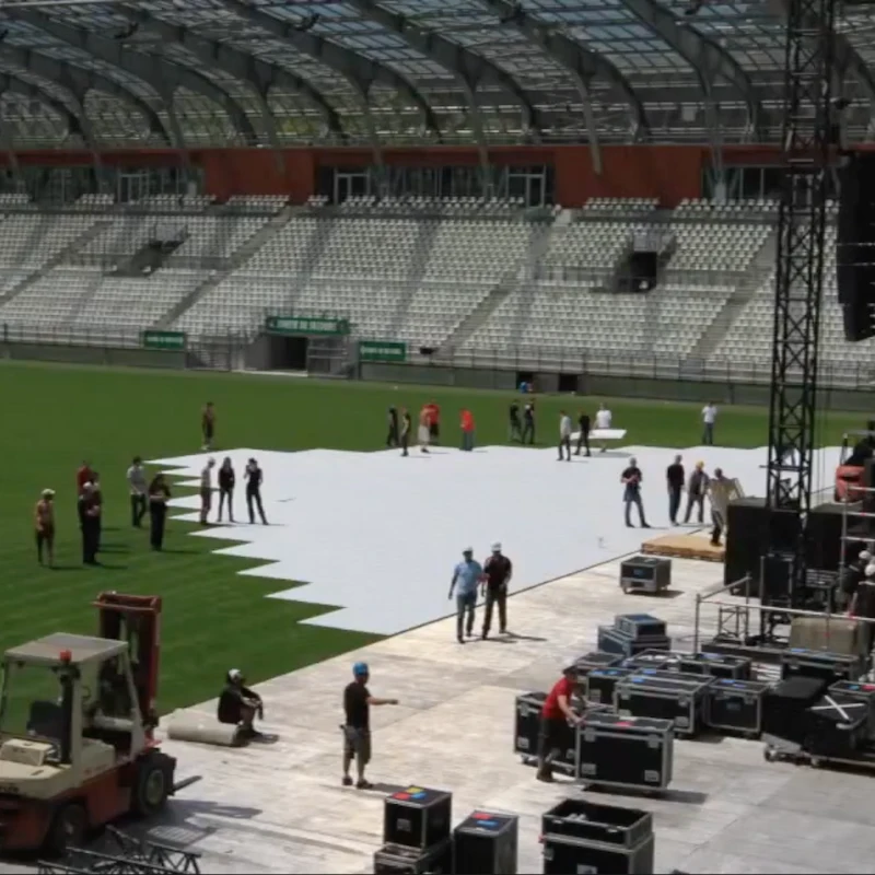 Turf Protection Installation | Terraplas