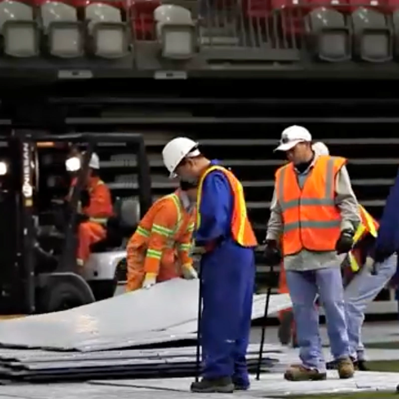 Turf Protection Installation | Terraplas